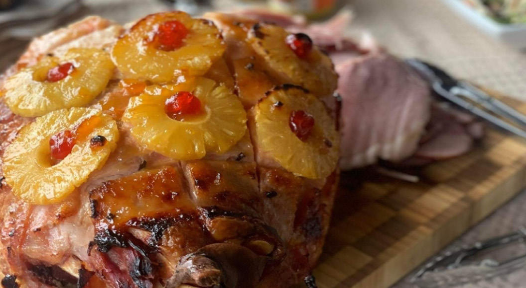 Baked & Glazed Festive Ham with Pineapple & Cherries | AgOnline
