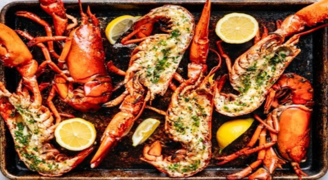 Split Grilled Lobsters with Herb Butter on the Xmas Menu | AgOnline