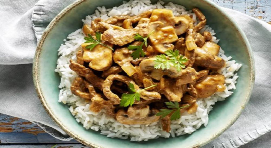 Beef Stroganoff with Rice cooked in Crockpot | AgOnline